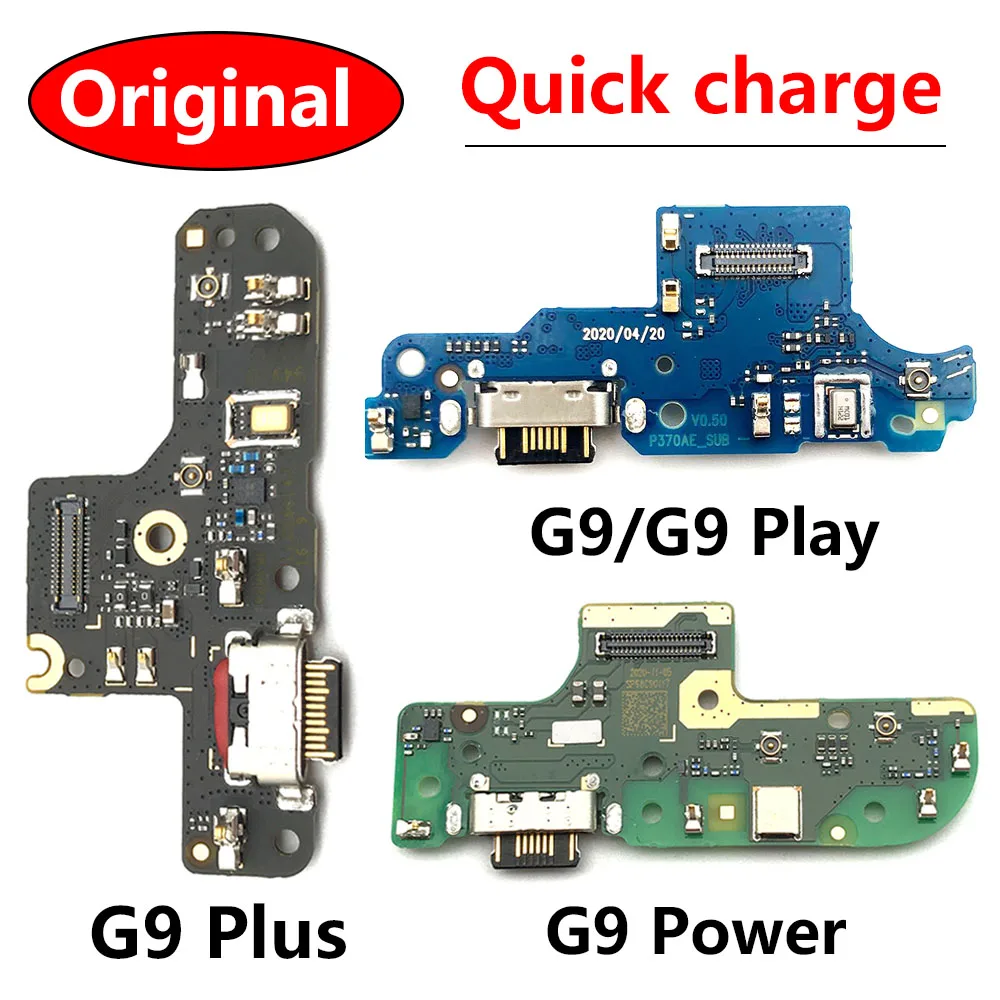 Dock Connector Micro Usb Board Charger Charging Port Flex Cable For Motorola Moto G9 Play Plus ...