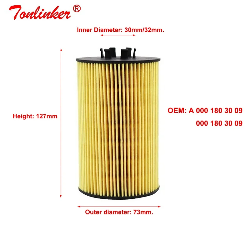 Filtres à huile,Filtre à huile pour Mercedes Benz, 1 pièce, A0001803009 ...