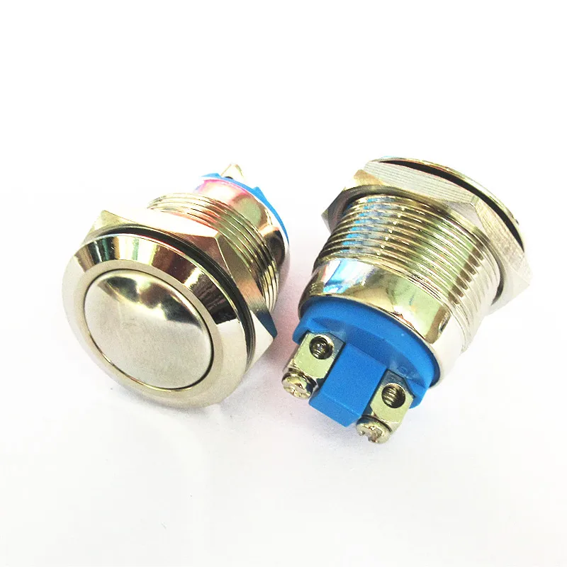 Jyl19q Silver Contact 19mm Spherical Metal Button Waterproof Reset ...