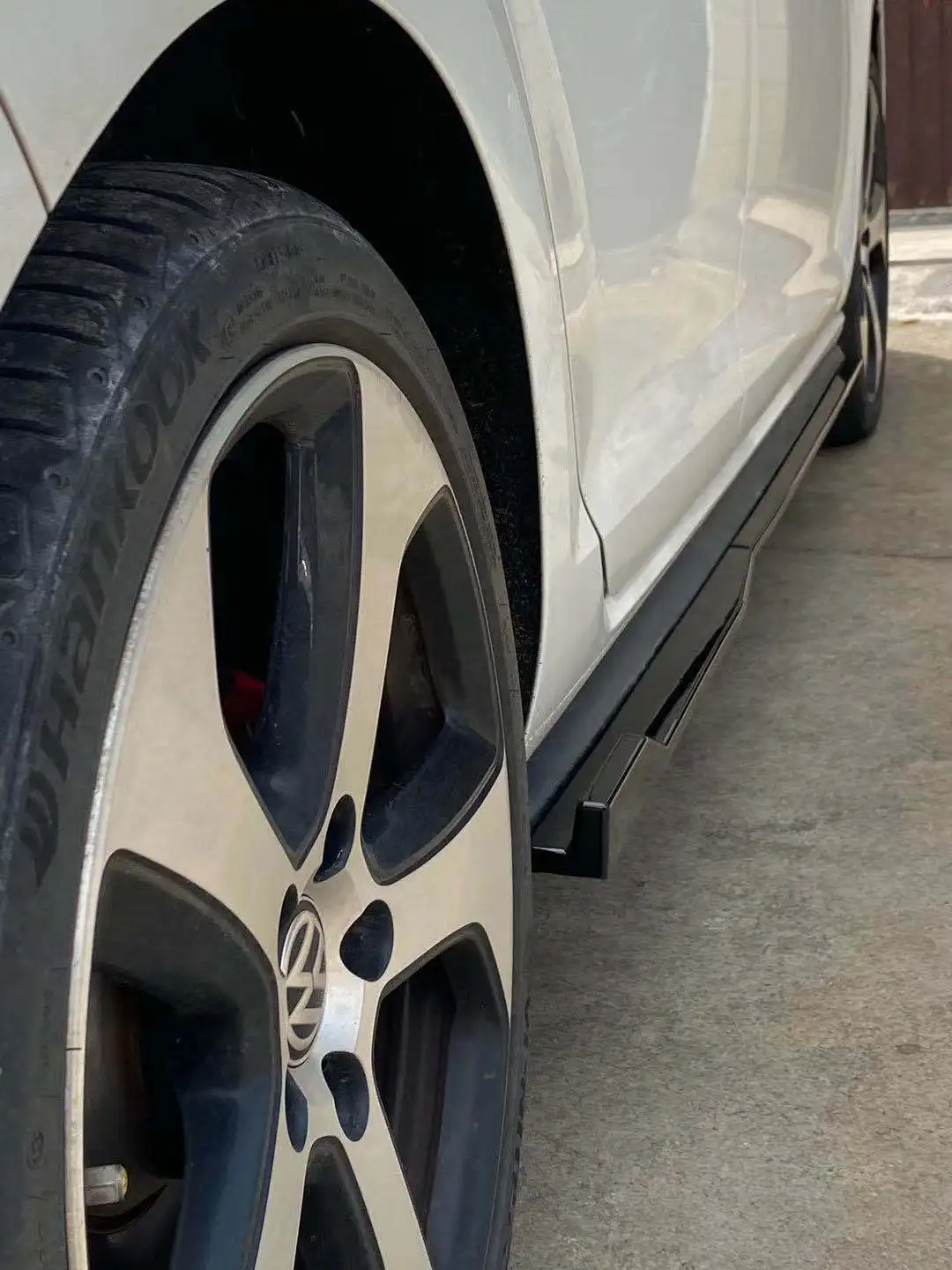 For Vw Golf 7/7.5 Modified Side Skirt Gti/r-line Dedicated Side Shovel ...