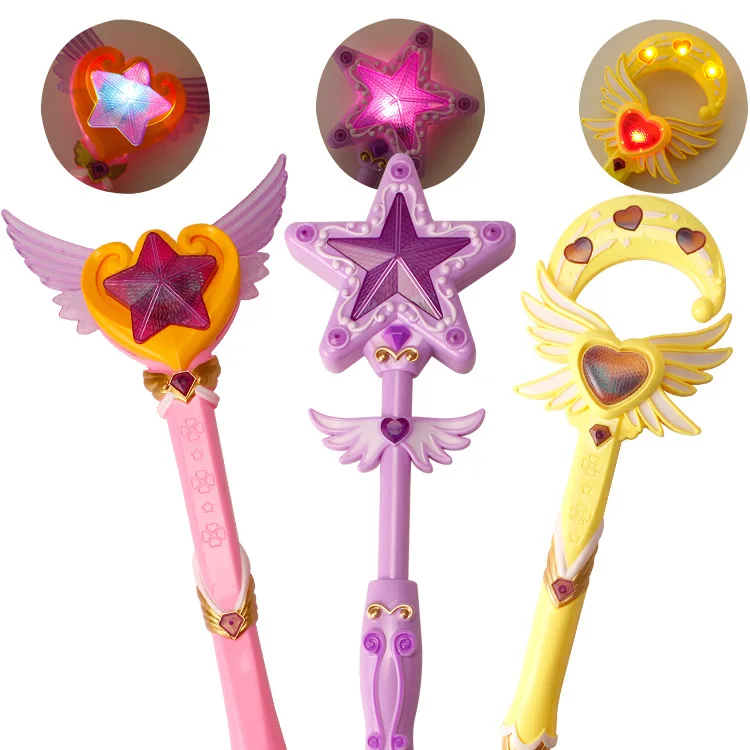 Cartoon Magic Stick Anime Action Figure ABS Baby Lovely Fairy Stick ...