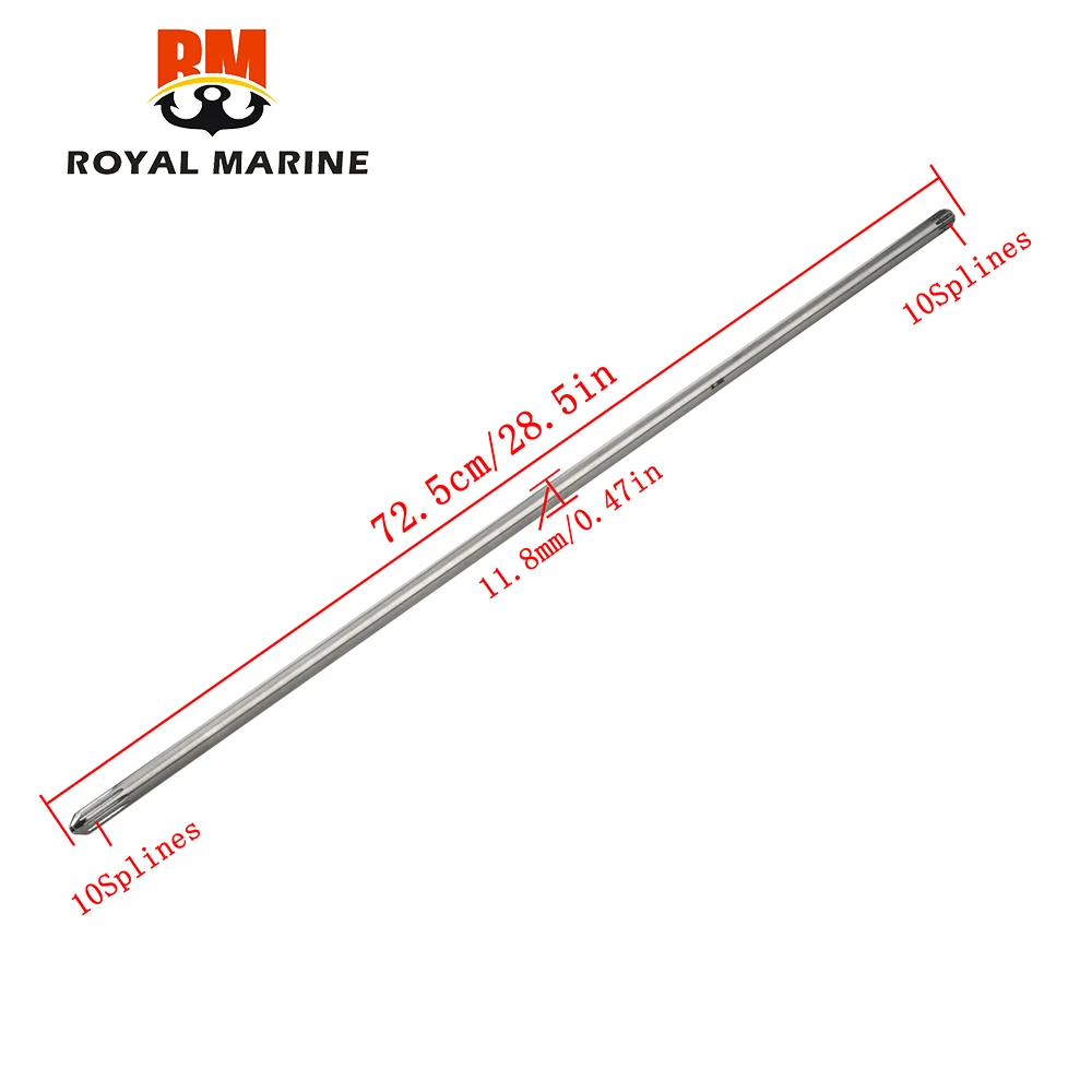 6G1-45511-10-6N0-G5511-DRIVE-SHAFT-long-for-YAMAHA-Outboard-motor-6HP ...