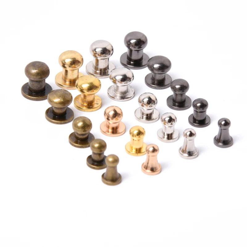 10pcs-Ball-Post-Studs-Nail-Rivets-Round-Head-Rivets-Buttons-Screwback ...