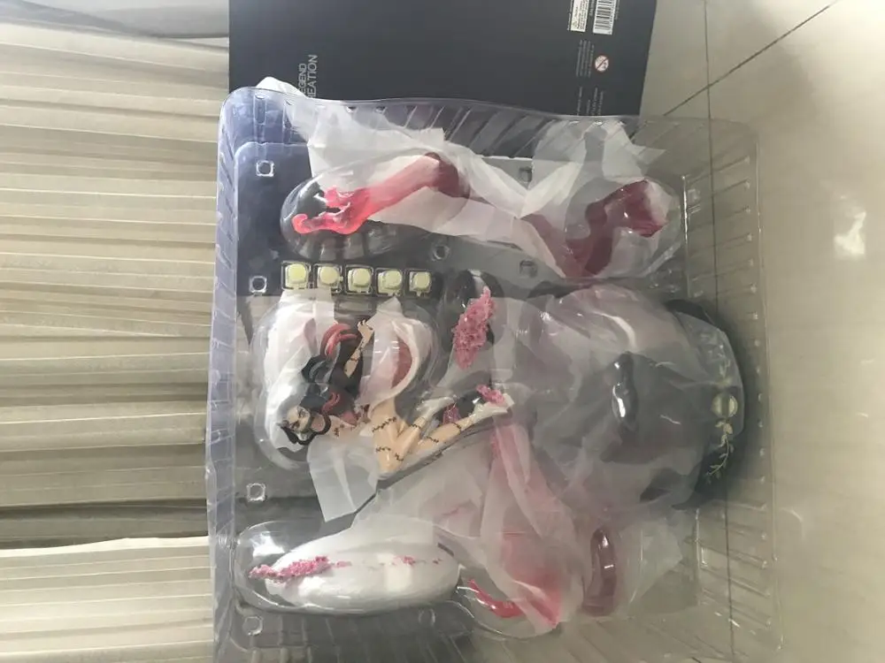 Demon Slayer Kamado Nezuko 1/6 Figure Statue Collection With LED light ...