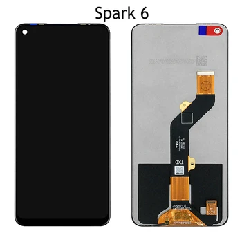 6.8inch Original For Tecno Spark 6 LCD KE7 Display Touch Screen Digitizer Assembly For Tecno KE7 ...