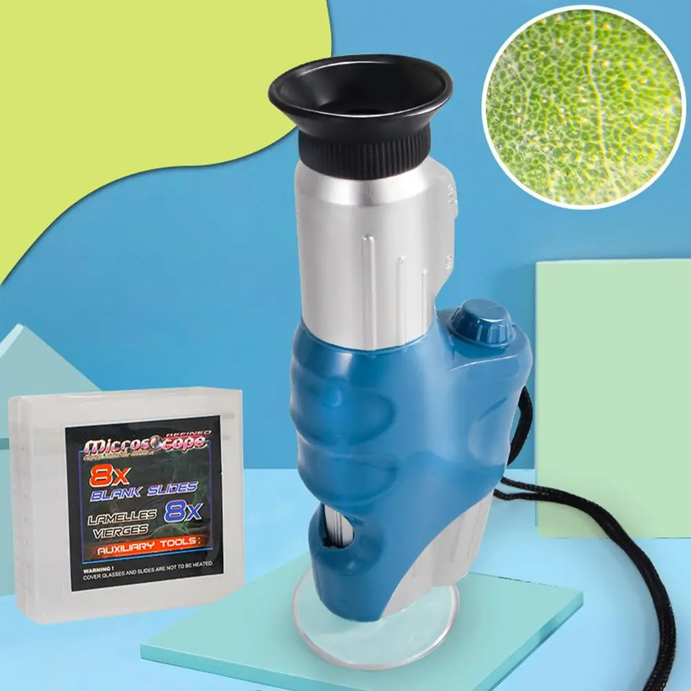 Kids Handheld Microscope Portable Field Microscope With Led Light ...