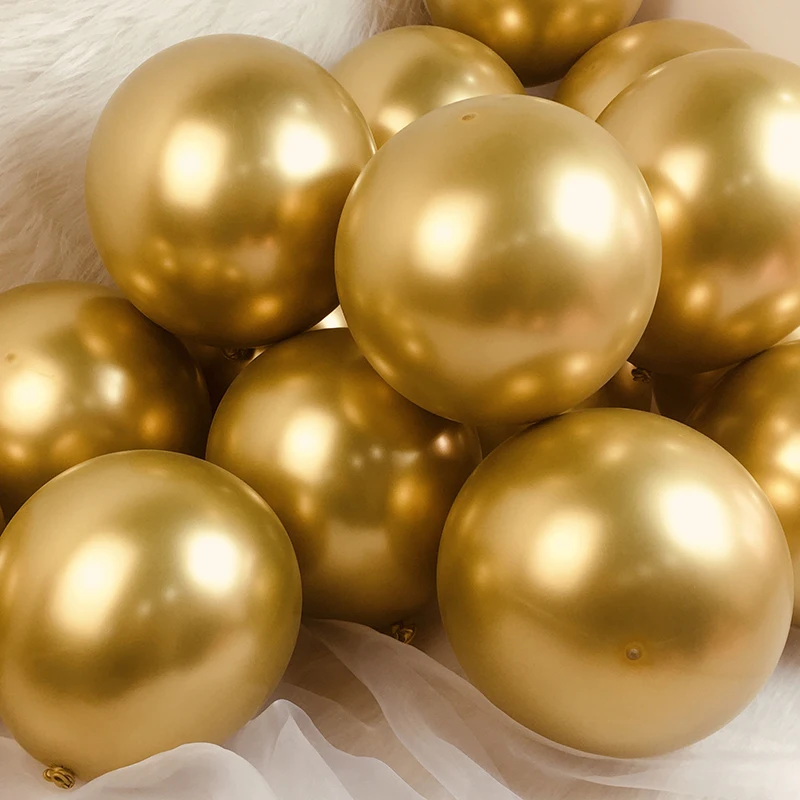 5-30pcs-Metallic-Gold-Balloon-Wedding-Birthday-Event-Party-Decoration ...