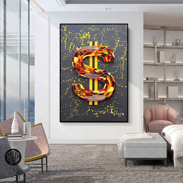 Dollar Sign Wall Art