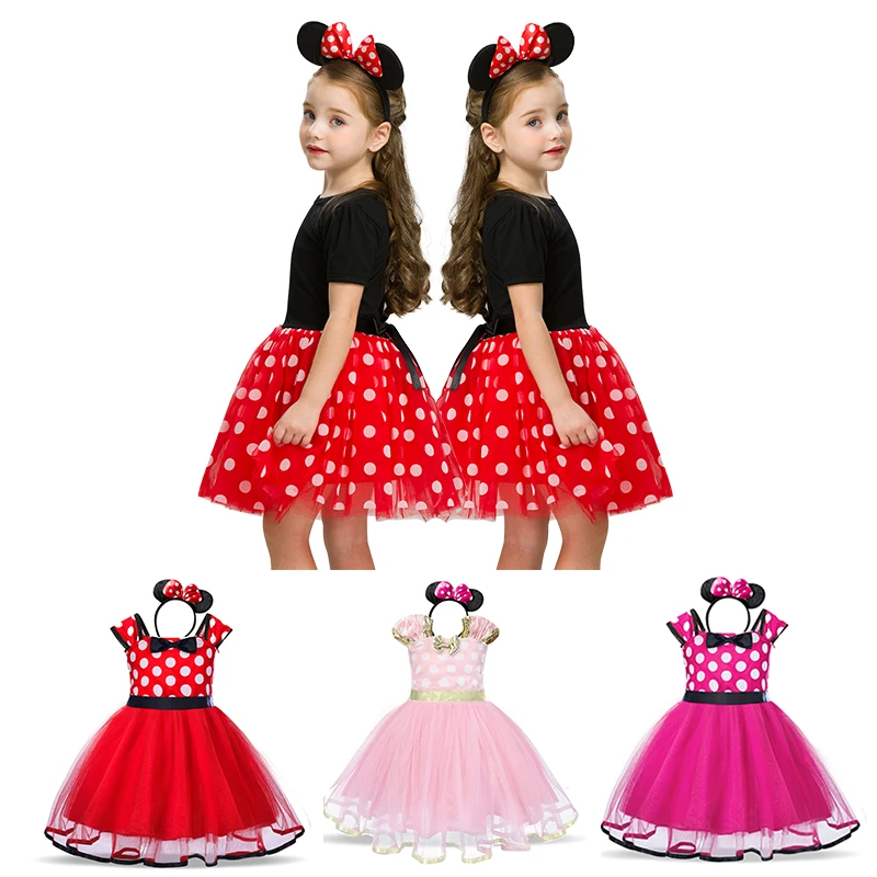 Fantasy Mini Mouse Baby Girl Dress Mini Mouse Cosplay Costume For Girls ...