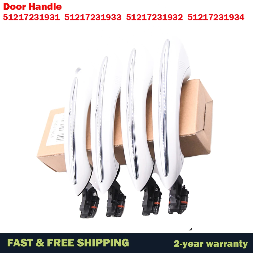 자동차 외부 컴포트 액세스 도어 핸들, BMW 5 6 7 시리즈 F01 F02 F06 51217231931 51217231933 ...