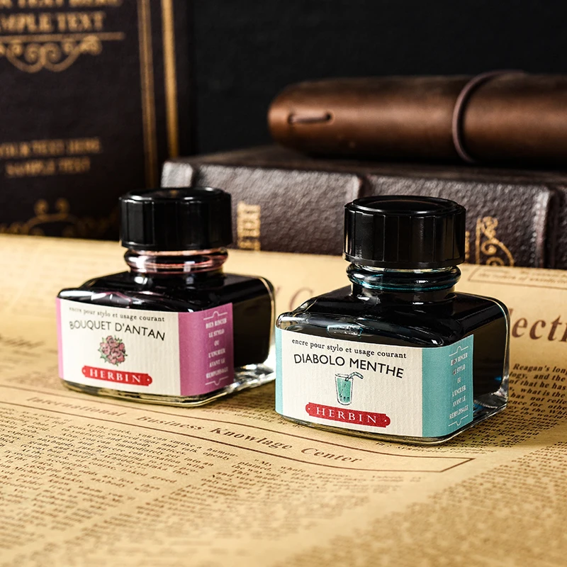 J.herbin Ink Smooth Writing Color Dye Fountain Pen Ink Refilling Inks ...