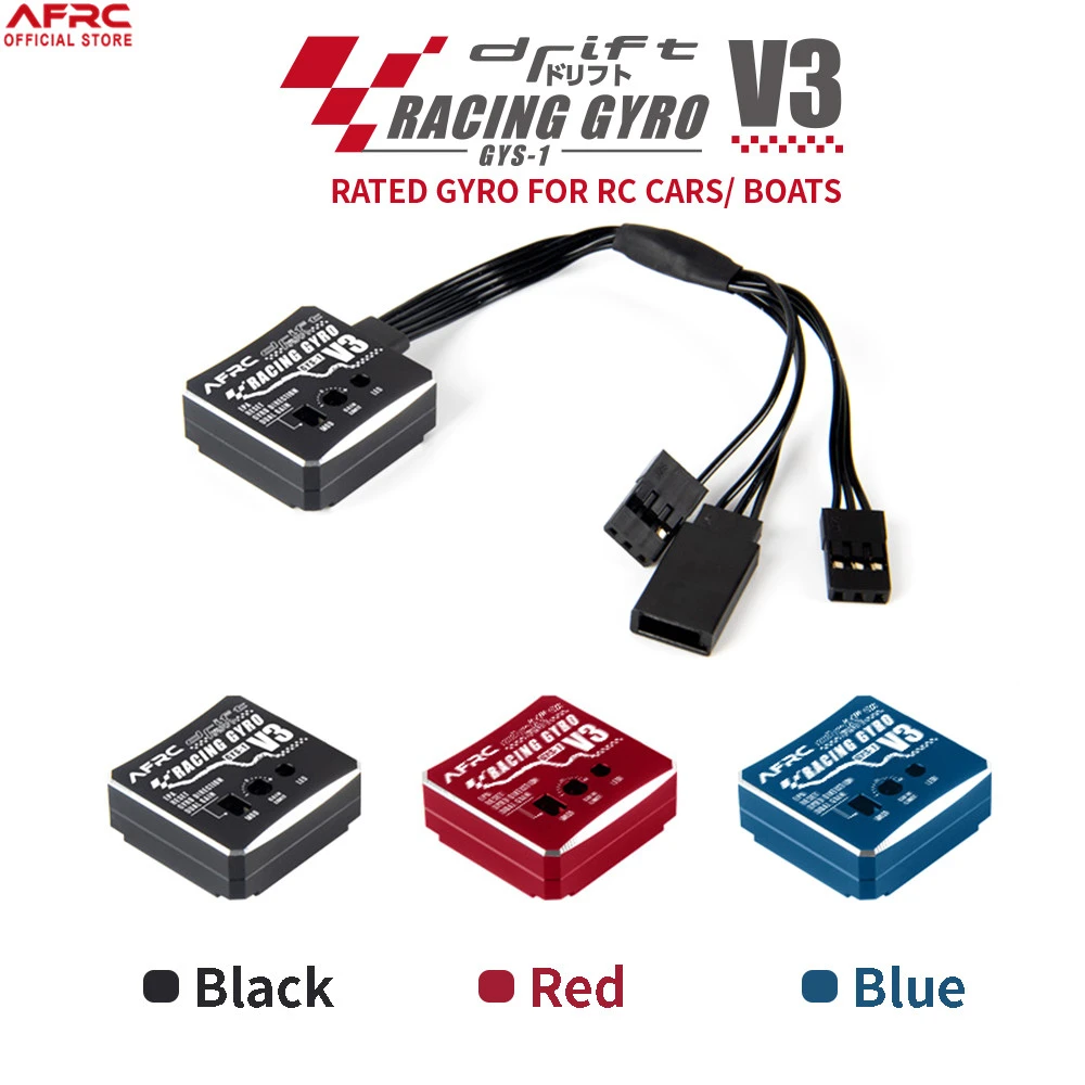 Afrc-gys-1 V3 Racing Gyro Drift Car Stabilizer Cnc Metal Case For 1/28 ...