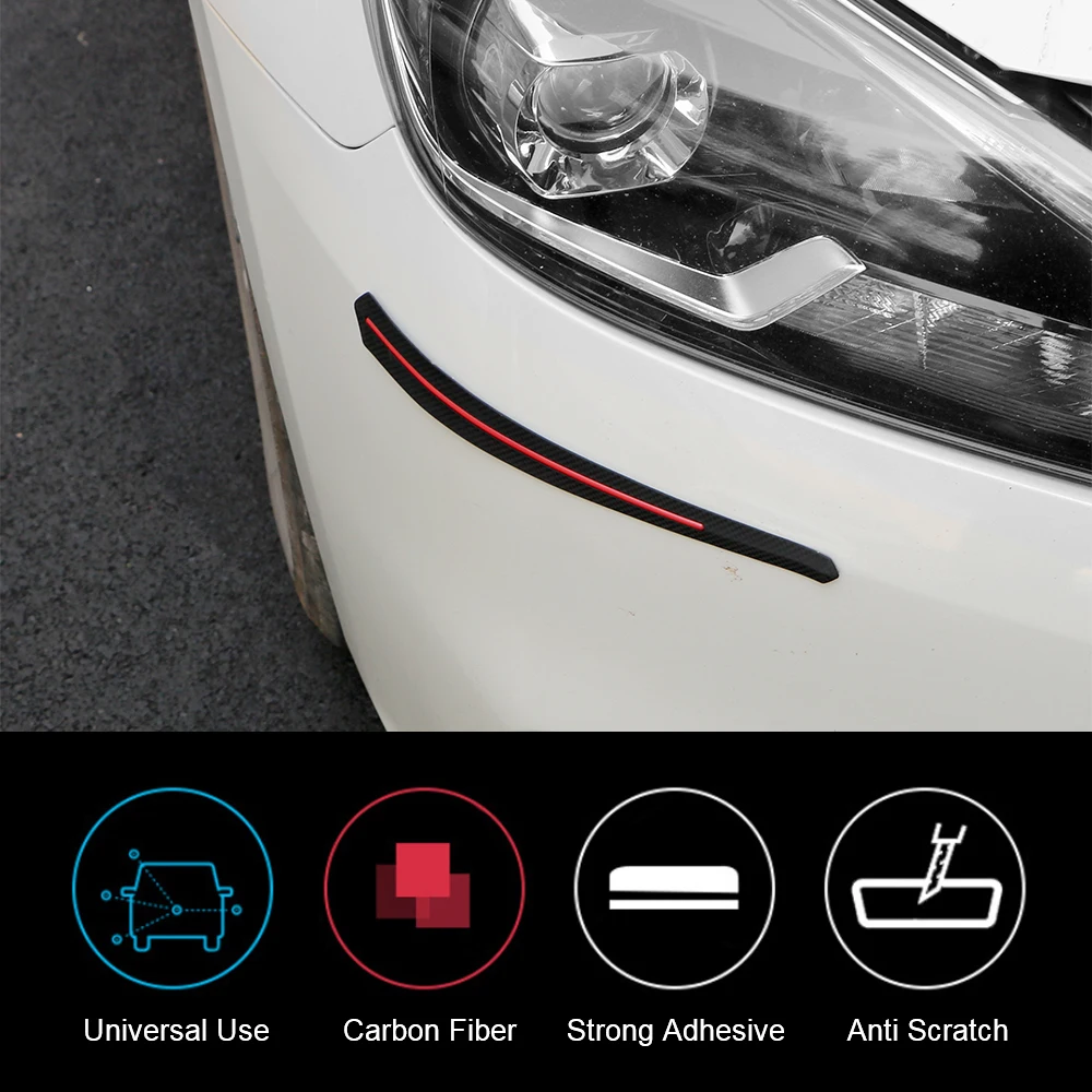 Auto-Accessories-Universal-Carbon-Fiber-Rubber-Anticollision-Protectors ...