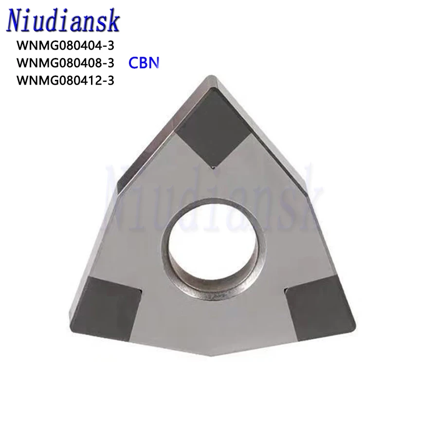 WNMG080404 3 WNMG080408 3 WNMG080412 3 CBN Diamond Insert Turning Blade for CNC Turning Tool ...