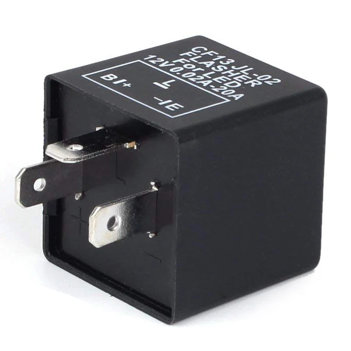 Car 3-pin CF-13 Electronic LED 12V Flasher Relay Fix for Turn Signal ...