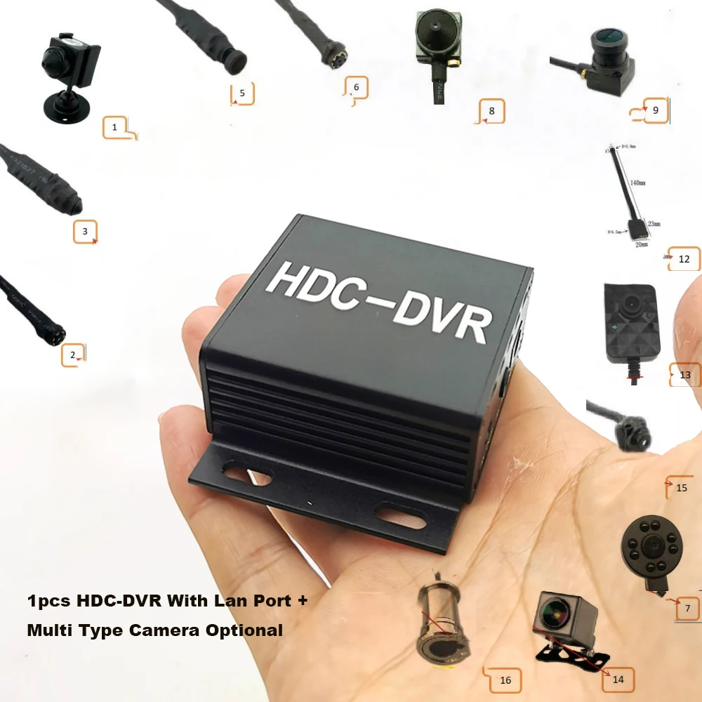 1pcs-HDC-DVR-With-Lan-Port-Plus-Multi-Type-Camera-1CH-1080P-Mini ...