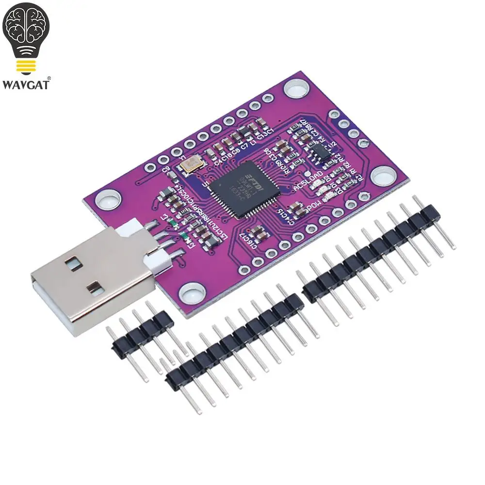MCU-FT232H-high-speed-multi-function-USB-to-JTAG-UART-FIFO-SPI-I2C ...