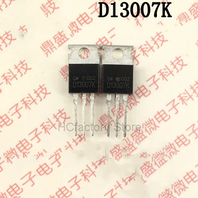 New Original 10pcs D13007k D13007 13007 To-220 Brand Switching Power ...