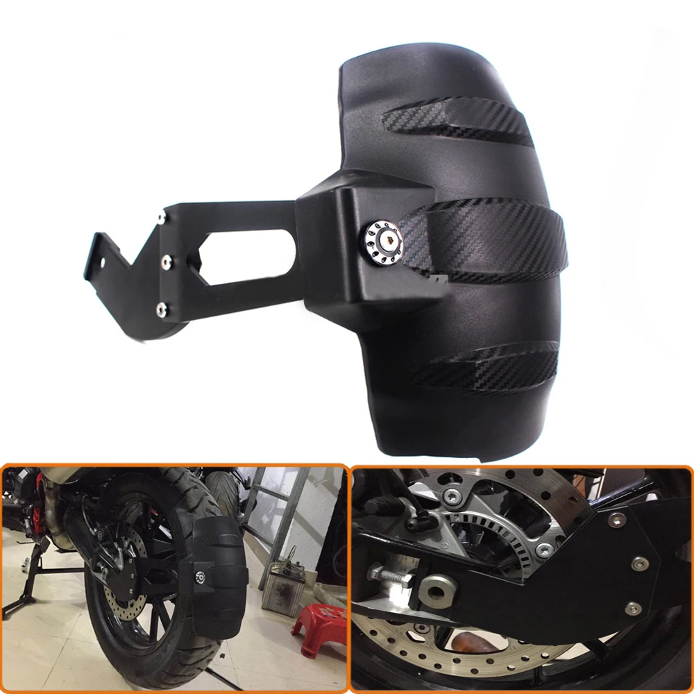 Motorcycle Rear Tire Hugger Fender Moto Splash Mudguard Accessories For ...