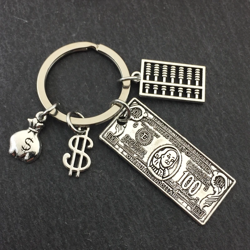 New-100-US-Dollar-Model-Keychain-Money-Tree-Wallet-Handmade-Souvenir ...