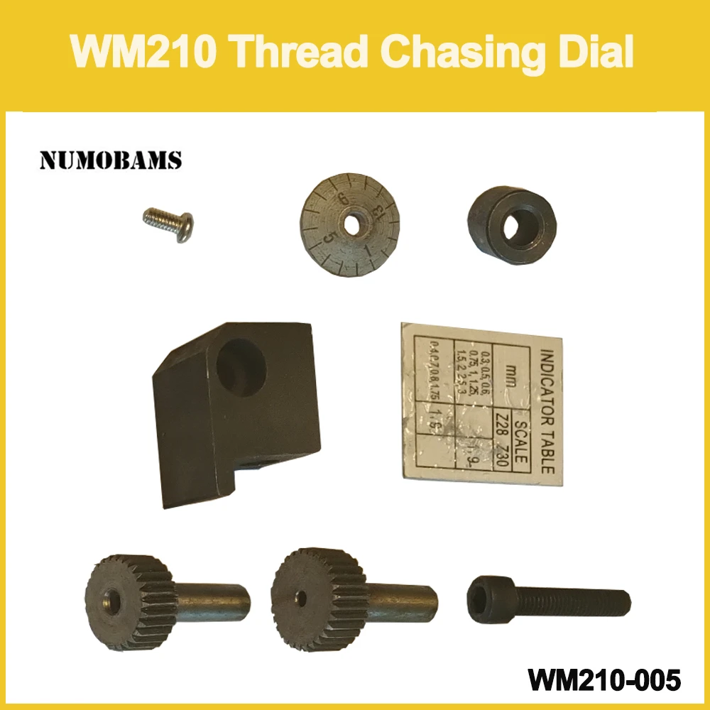Numobams Wm210v/wm180v Metal Lathe Thread Dial Indicator - Power Tool ...