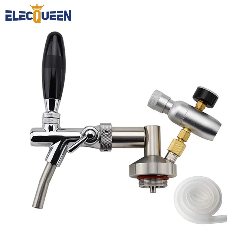 Mini Keg Tap Dispenser Stainless Steel Beer Growler Spear, Adjustable ...
