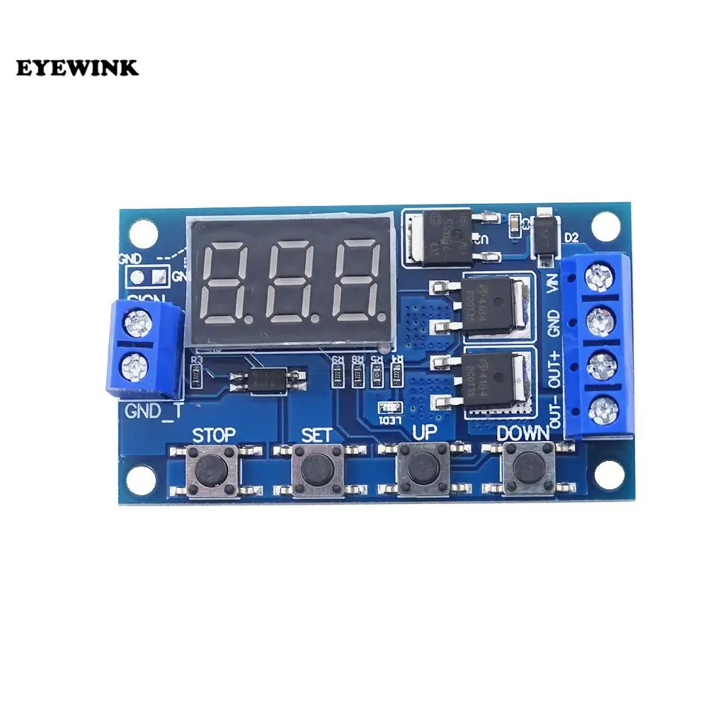 Trigger Cycle Timer Delay Switch Circuit Board Mos Tube Control Module ...