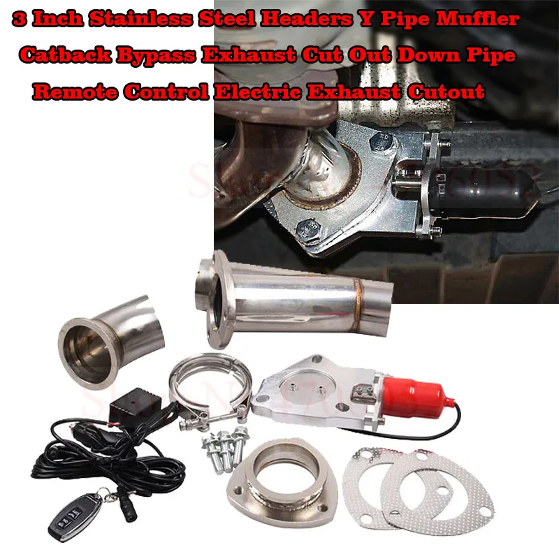 3-Inch-Stainless-Steel-Headers-Y-Pipe-Muffler-Catback-Bypass-Exhaust ...