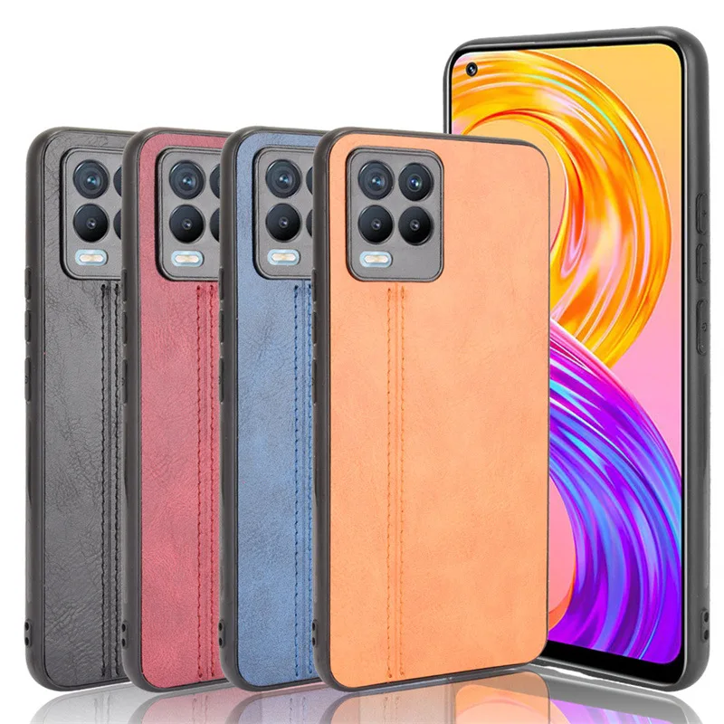 For Realme 8 4g Luxury Business Shockproof Shell For Realme 8 Pro 4g ...