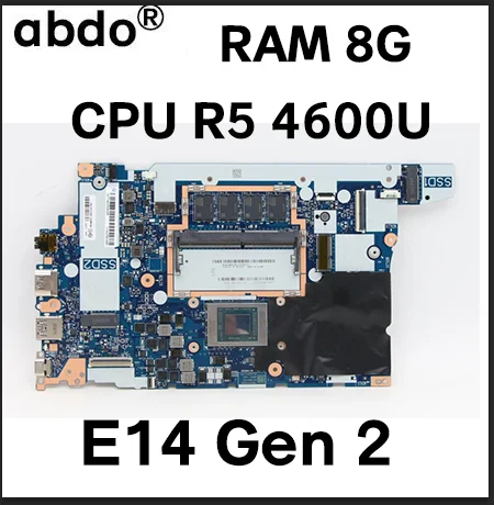 For Lenovo ThinkPad E14 Gen 2 Laptop Motherboard.FRU 5B20Z47987 with ...