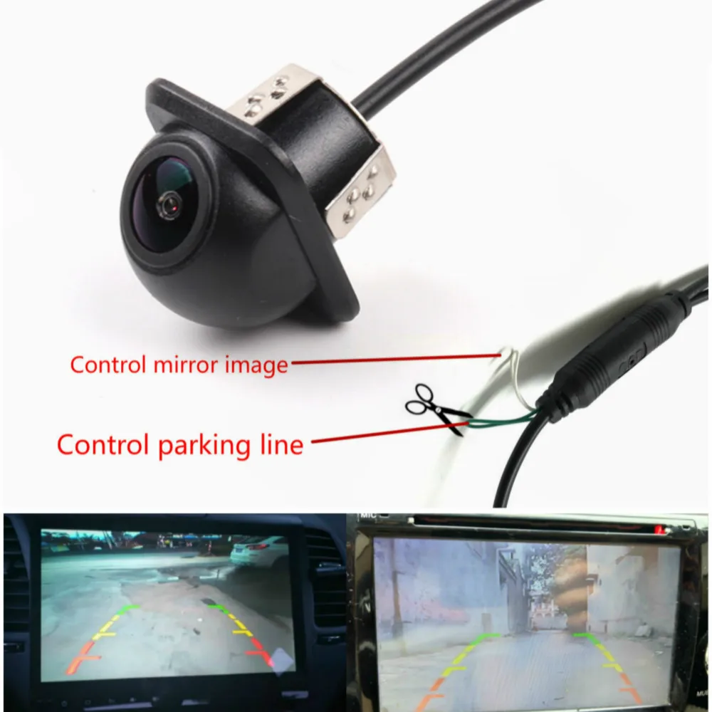 Leemsp New Waterproof Hd Ccd Car Front Side Camera For Auto Rear View ...