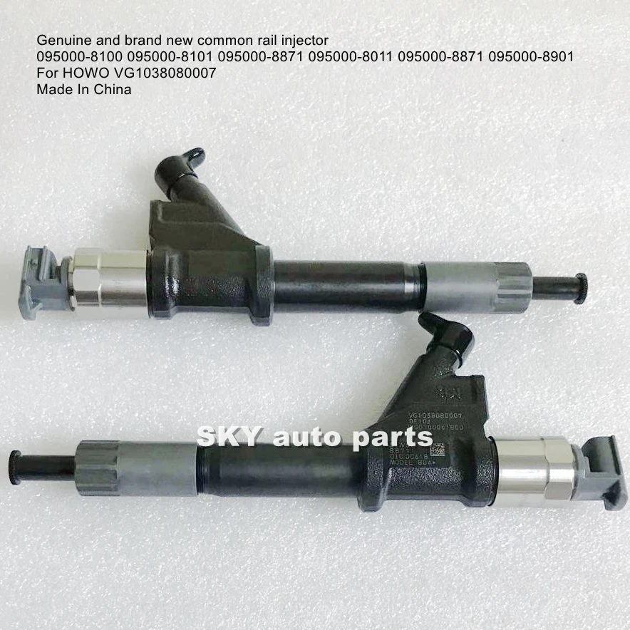 Genuine And Brand New Common Rail Injector 095000-8100 095000-8101 ...