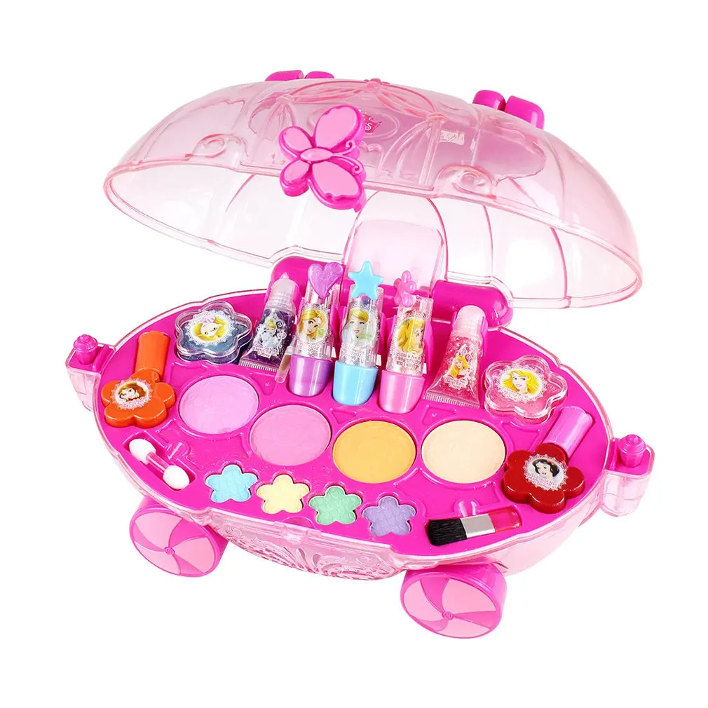 Princess Makeup Set Fashion Car Toy Modeling Toys Girls Water Soluble ...