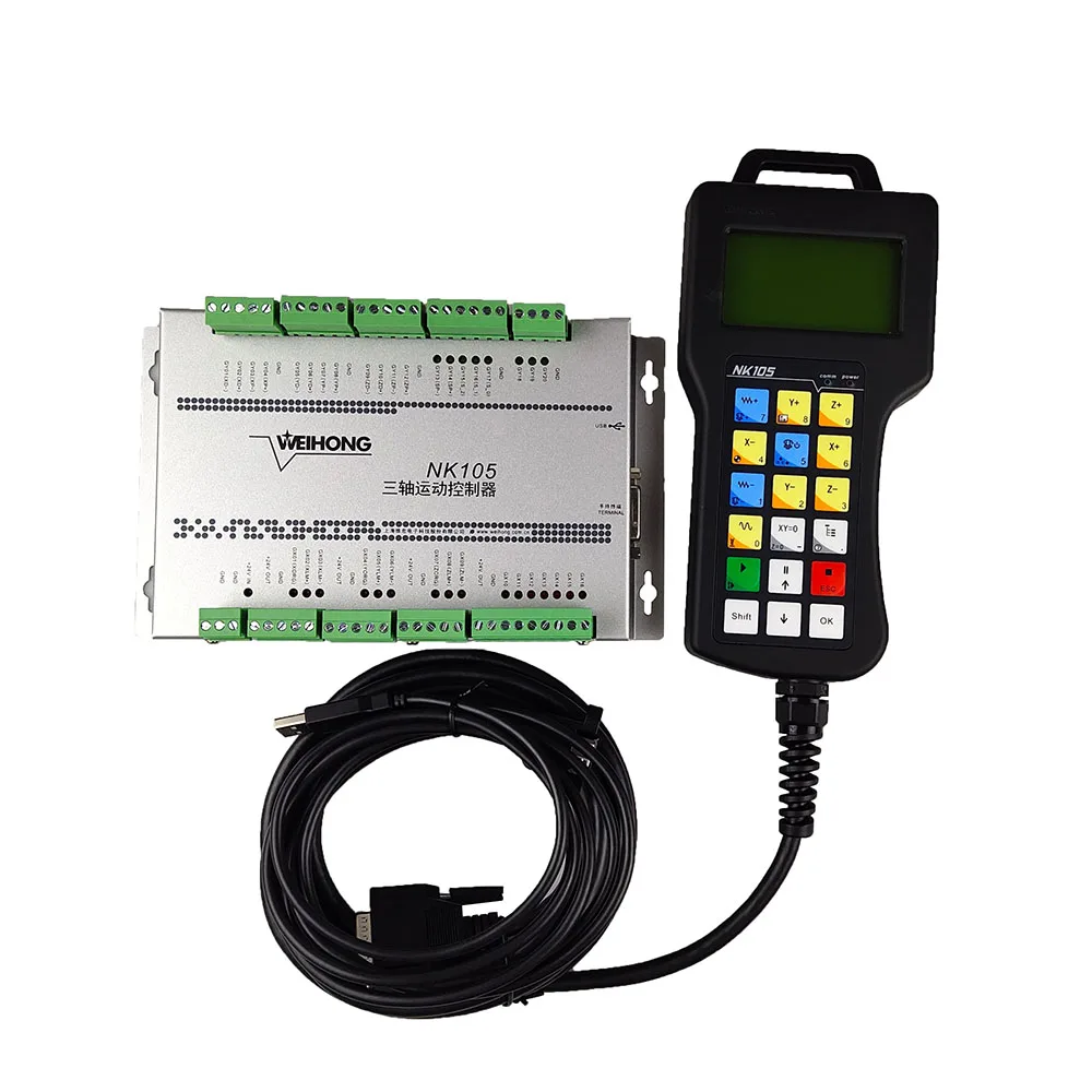 NcStudio controlador de movimiento CNC de 3 ejes, máquina de grabado para carpintería, tipo de ...