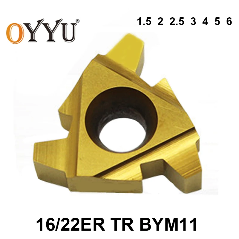 OYYU 10pcs 16ER 22ER 1.5TR 2TR 2.5TR 3TR 4TR 5TR 6TR BYM11 16 22 ER 1.5 ...