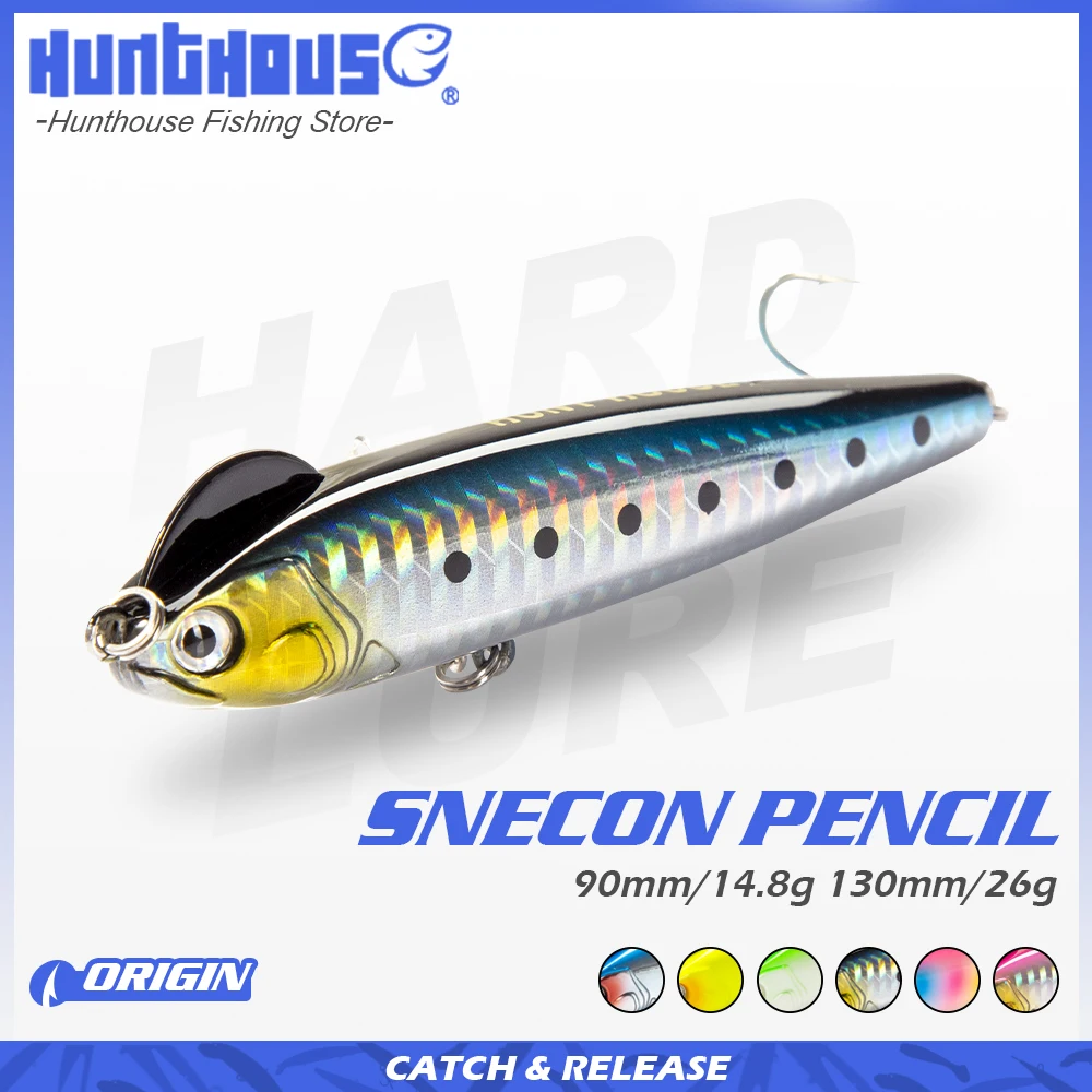 Hunthouse-Slow-Sinking-Pencil-Fishing-Lure-90-130mm-14-8-26g-Blue ...