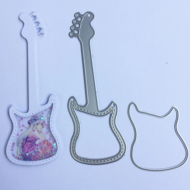 Music Guitar Shake Dies Scrapbooking Stencil Frame Background Metal ...