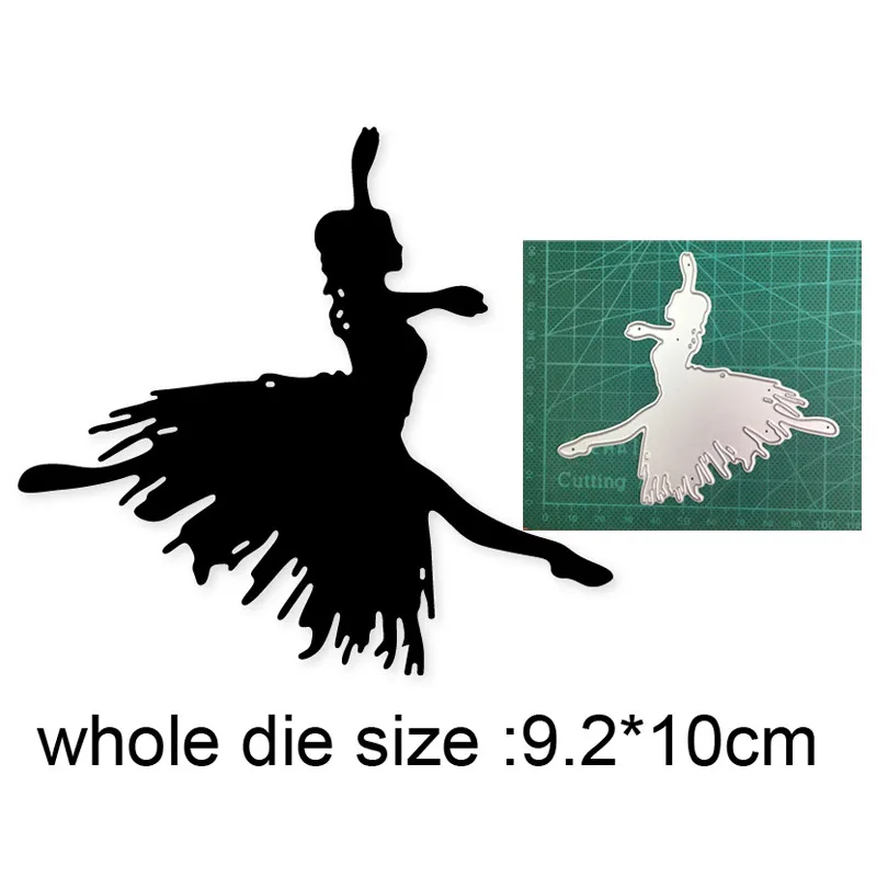 Craft Metal cutting dies cut die mold ballet girl decoration ...