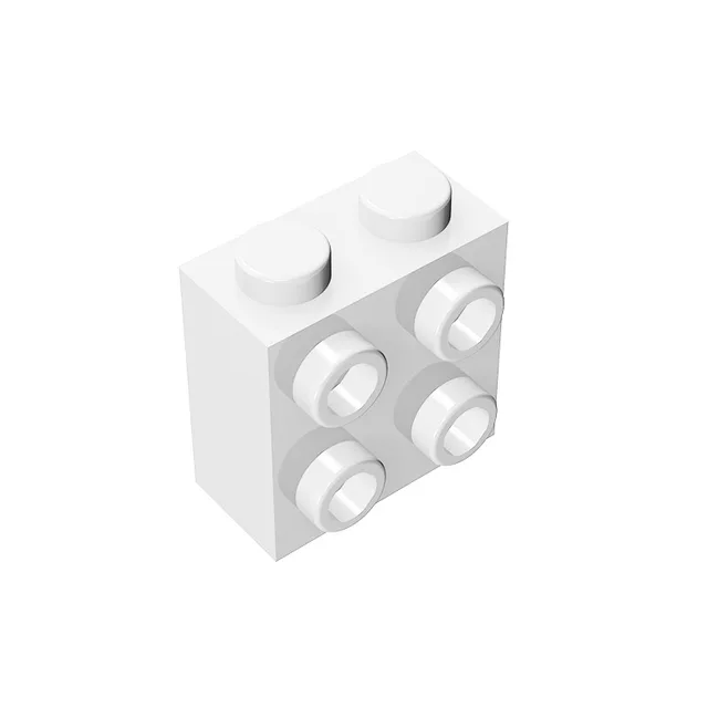 Building Blocks Technicalalal 1x2x1 Brick with four bumps on one side ...