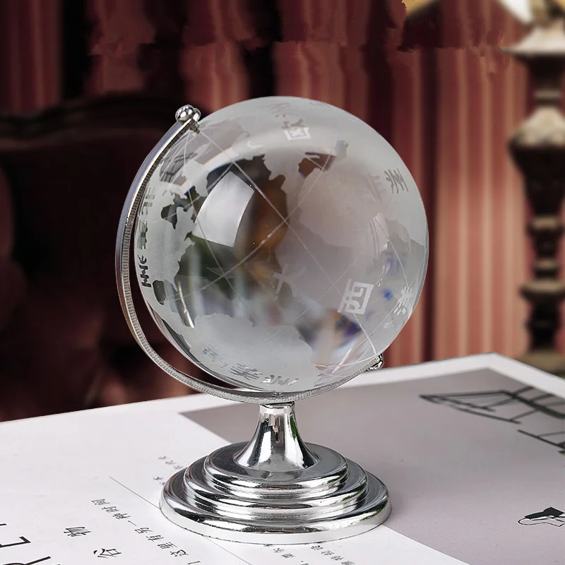 S-L-Crystal-Globe-Model-Ornaments-360-Terrestrial-World-Globes-with ...