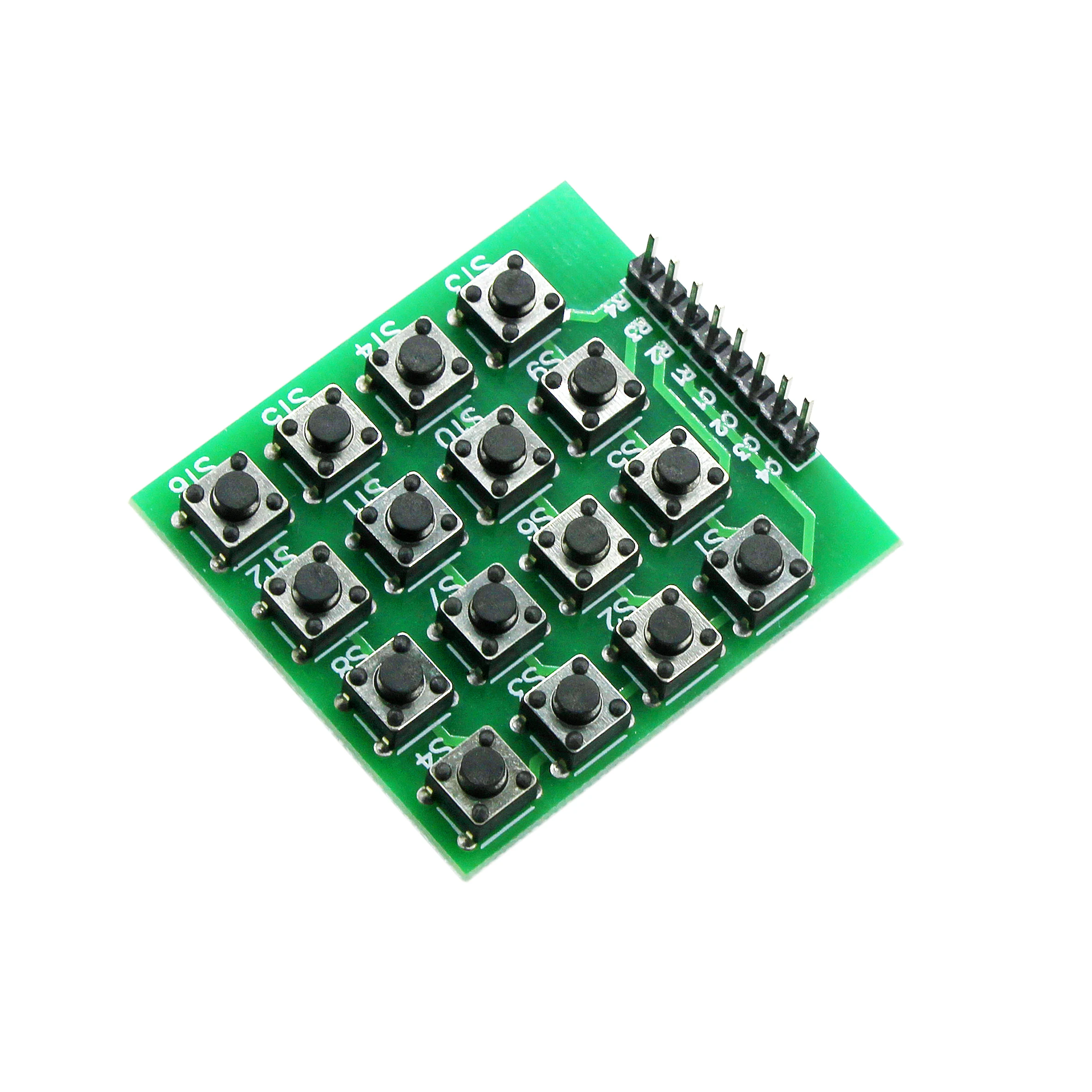 8pin 4x4 4*4 Matrix 16 Keys Button Keypad Keyboard Breadboard Module ...
