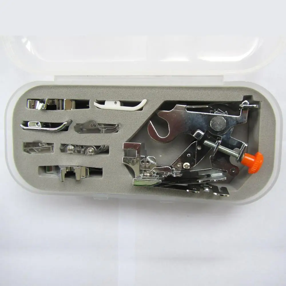 #cy-008 8 Pcs Utility Snap On Ruffler Feet Package For Kenmore,janome ...