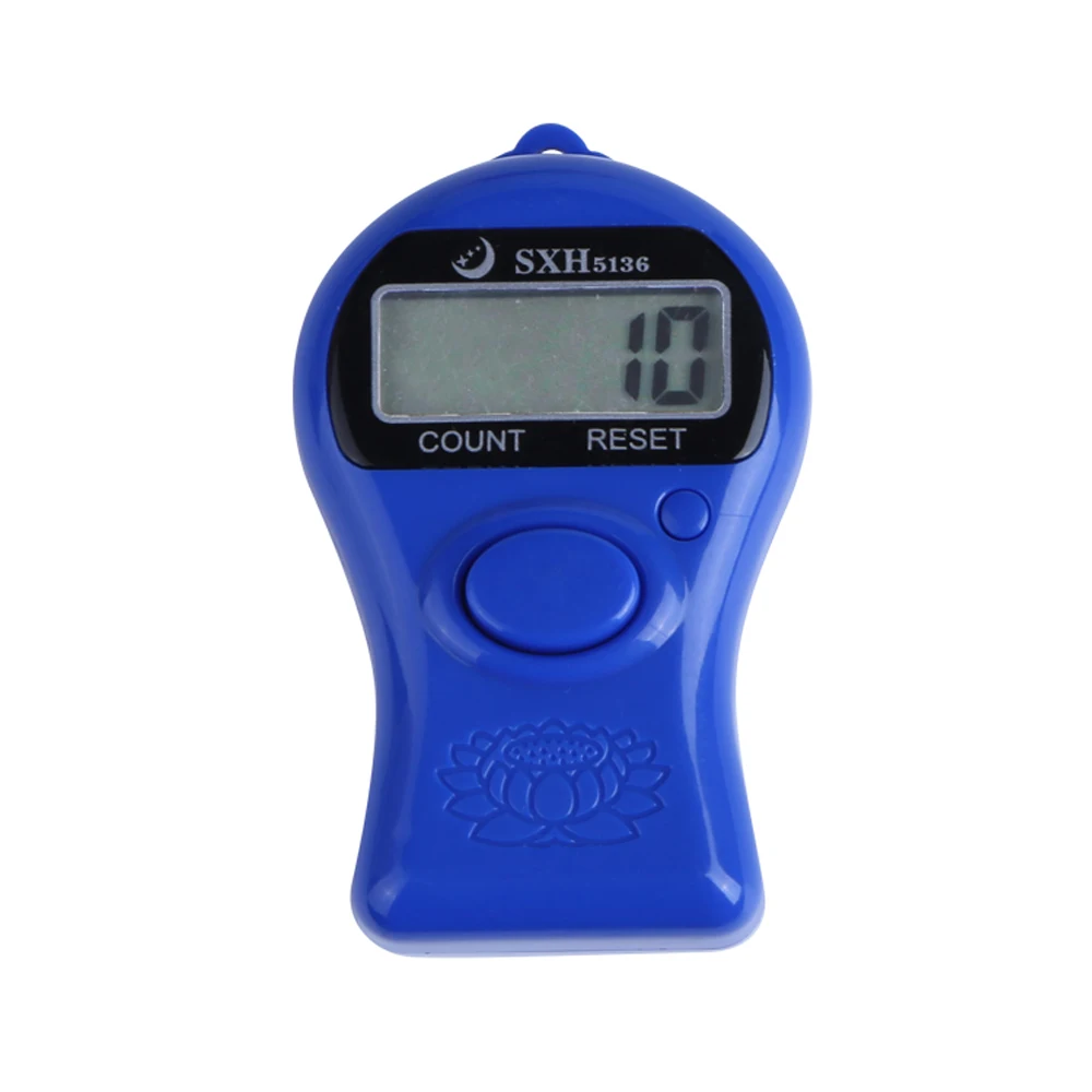 Sxh5136 5 Big Digitals Lcd Electronic Hand Tally Counter With A String ...