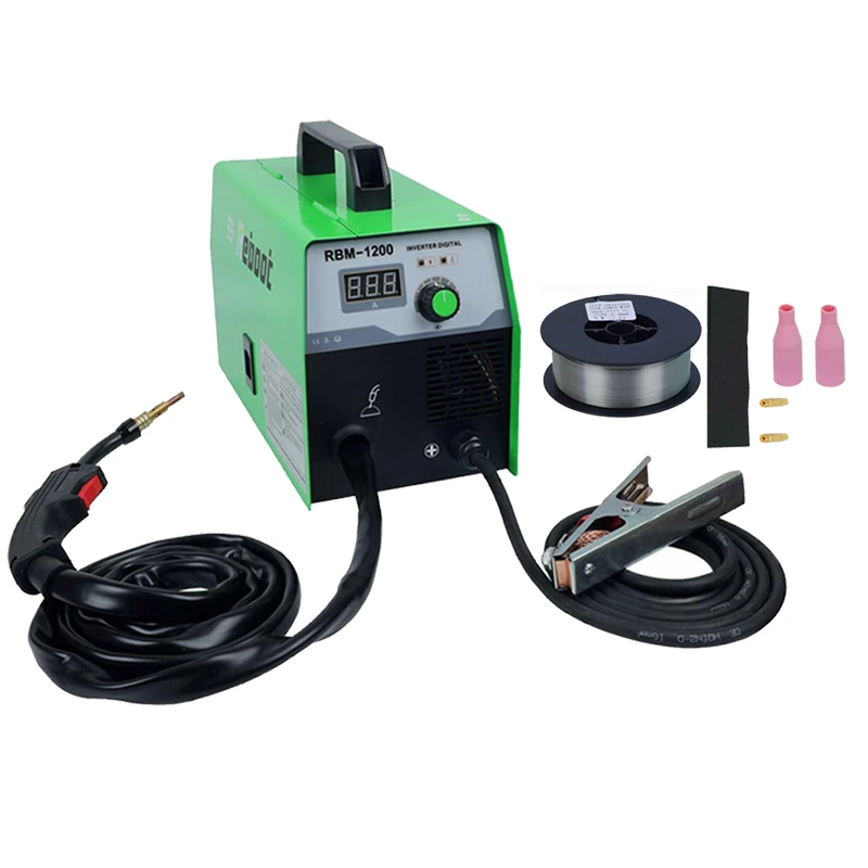 Перезагрузка Mig сварочный аппарат 220 В без газовой стали сварочный ...