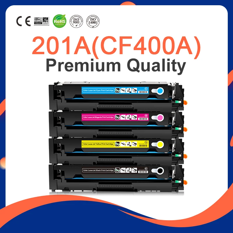 CAIGE CF400X CF400A CF401X 호환 토너 카트리지 201X 201A 교체 용 HP 컬러 레이저젯 프로 MFP ...
