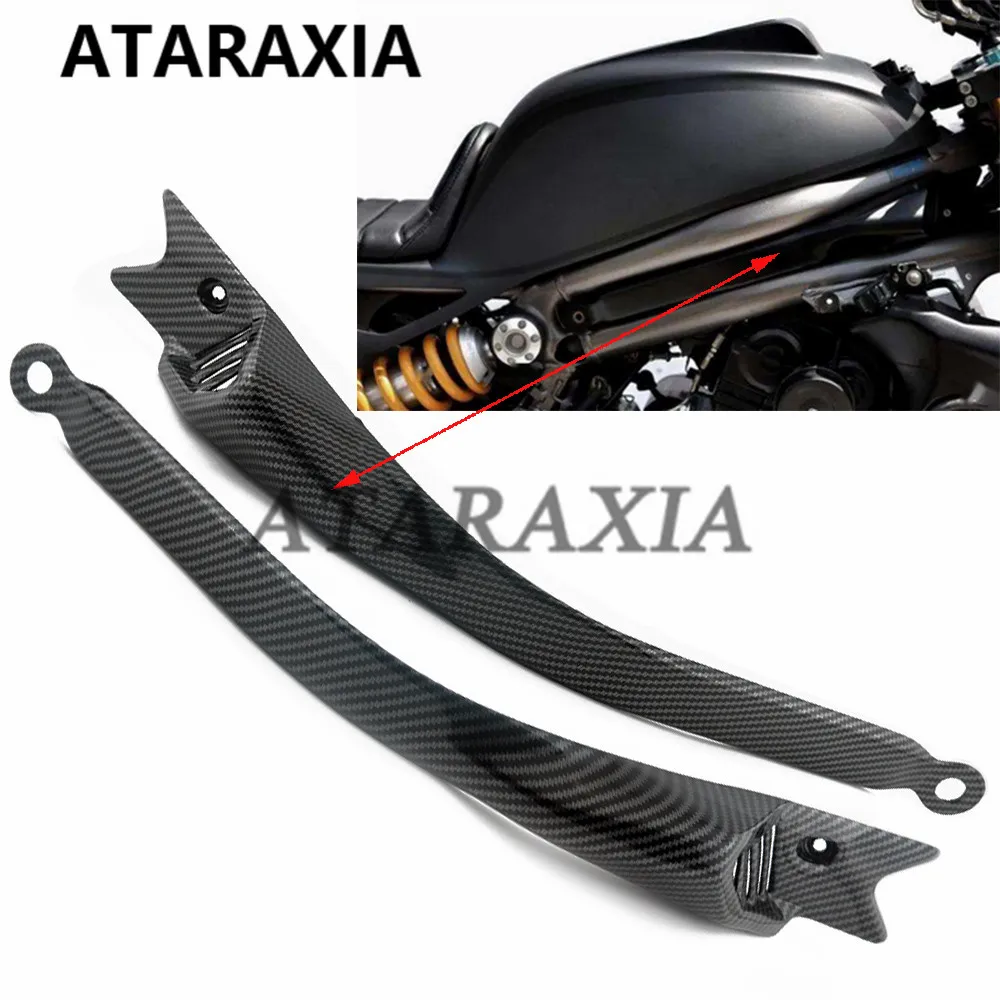 Carbon-Fiber-Motorcycle-Frame-Cover-For-Kawasaki-ER6N-ER6F-2012-2013 ...