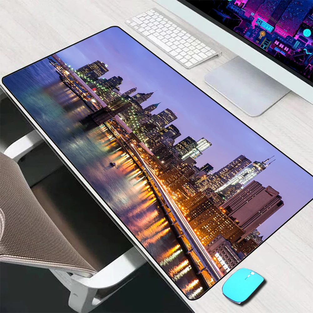 New-York-City-Mouse-Pad-Large-Gaming-Accessories-Mouse-Mat-Keyboard-Mat ...