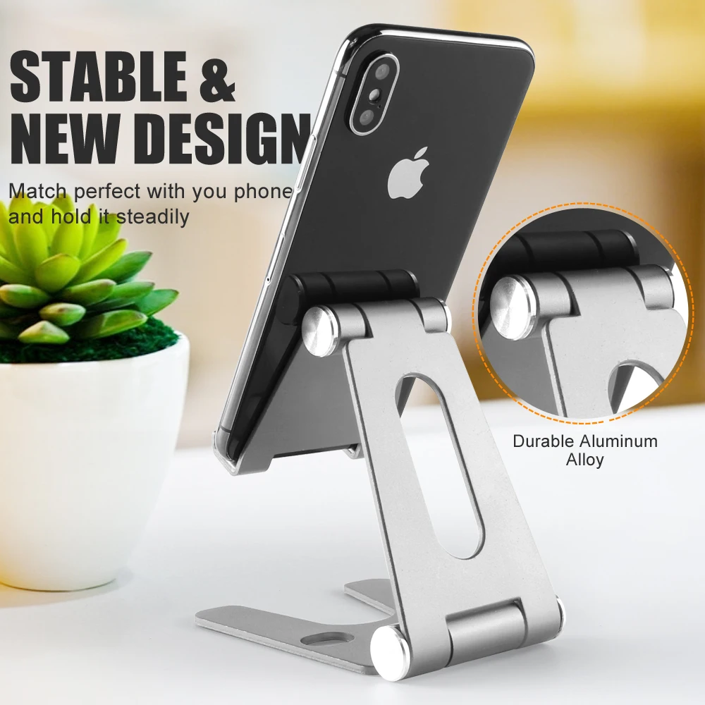 Newmsnr A10 Mobile Phone Holder Stand Aluminium Alloy Metal Tablet ...