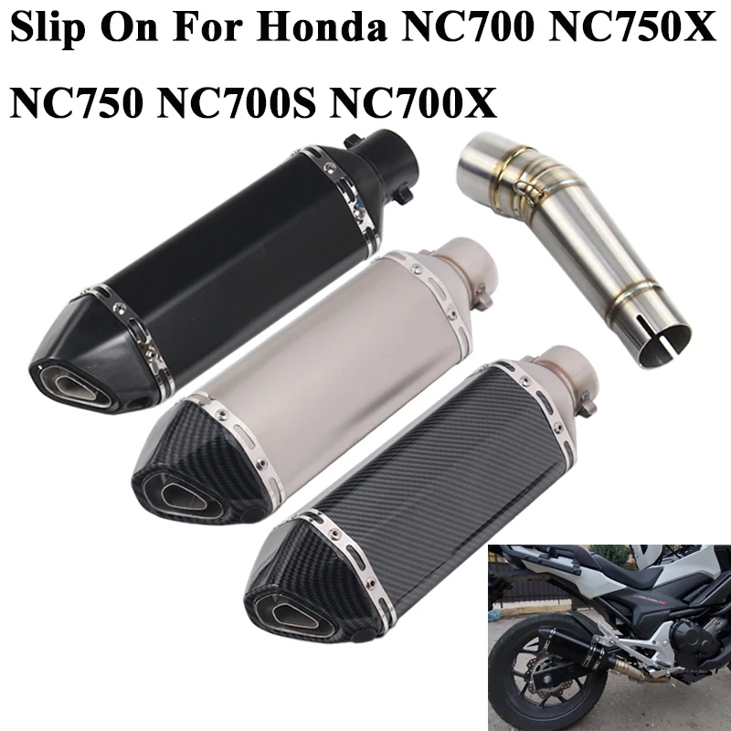 Slip On For Honda Nc700 Nc700x Nc750 Nc750x Nc700s Motorcycle Exhaust ...