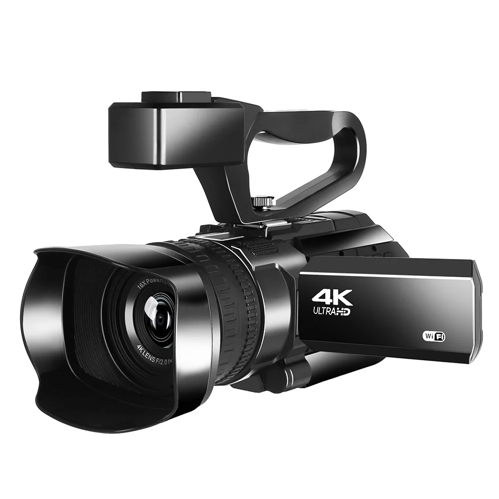 Câmera de vídeo filmadora 4k ultra hd 48mp, para youtube, live ...